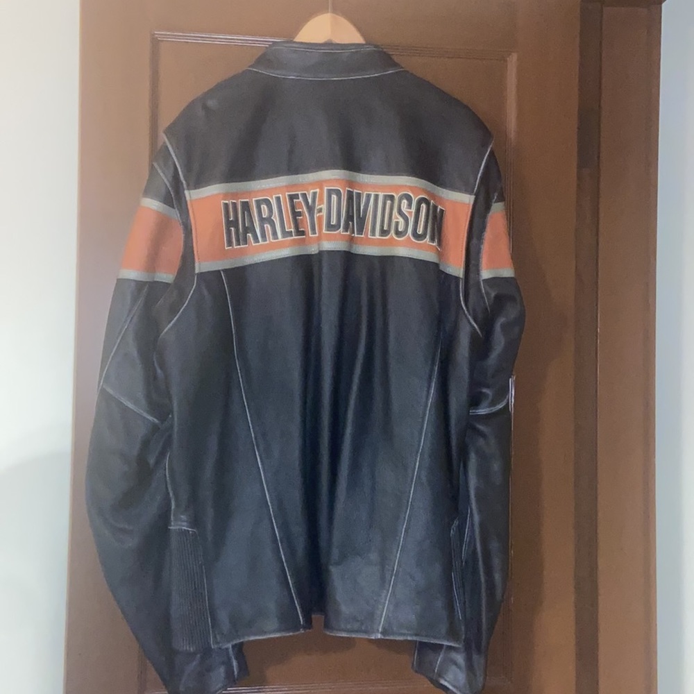 Harley Davidson Victory Lane Leather Jacket - Gem